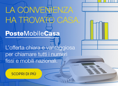 Offerte Telefonia Fissa | Scopri PosteMobile Casa